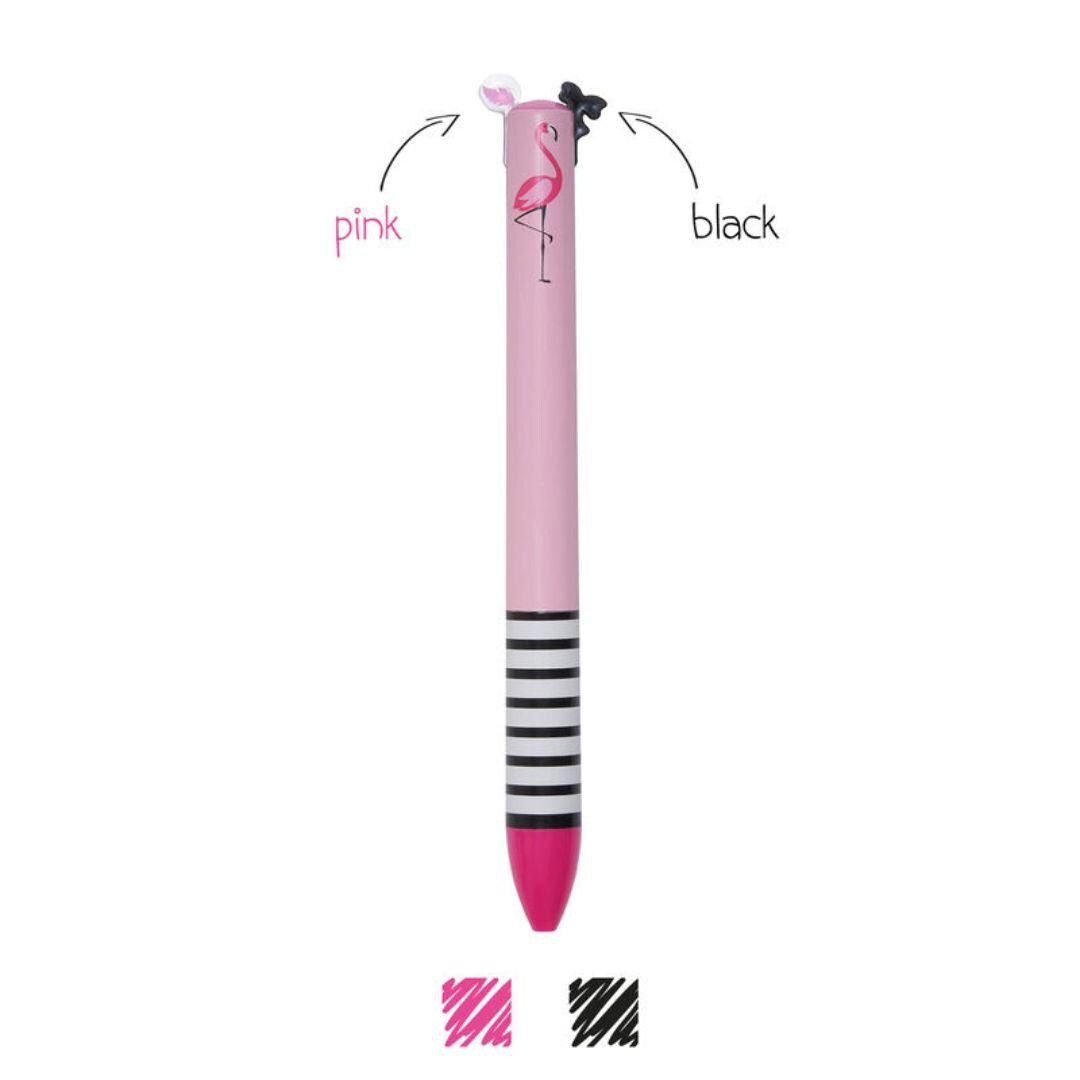 Flamingo Click & Clack Two Colour Ballpoint Pen Legami - Etsy