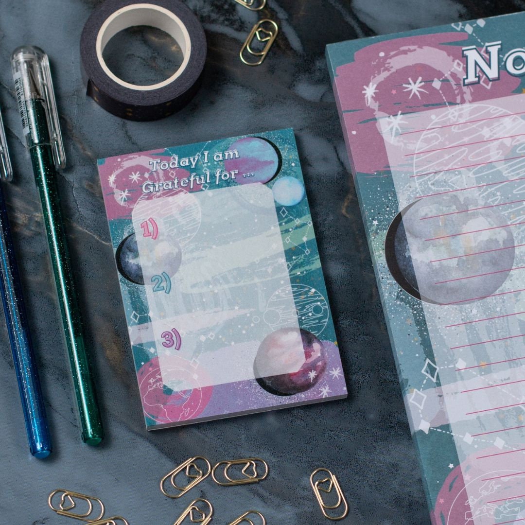 Gratitude Sticky Notes, Productivity Memo Pad, Neuro-diverse Stationery ...