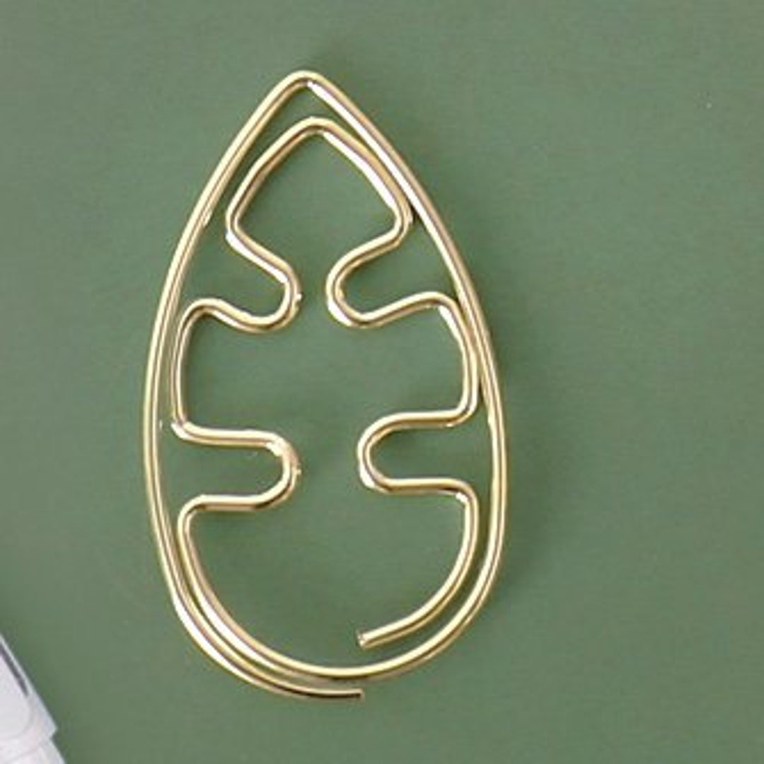 Leaf Paper Clips Monstera Paperclip Cheese Plant Paper Clip - Etsy