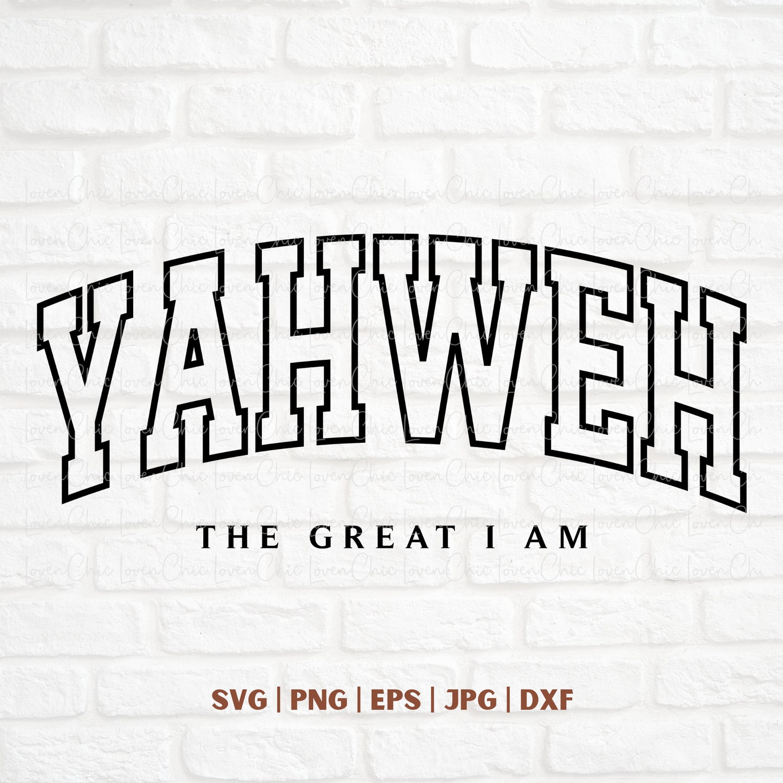 Yahweh Varsity SVG, Faith Svg, Yahweh Shirt, YHWH Shirt, Digital ...