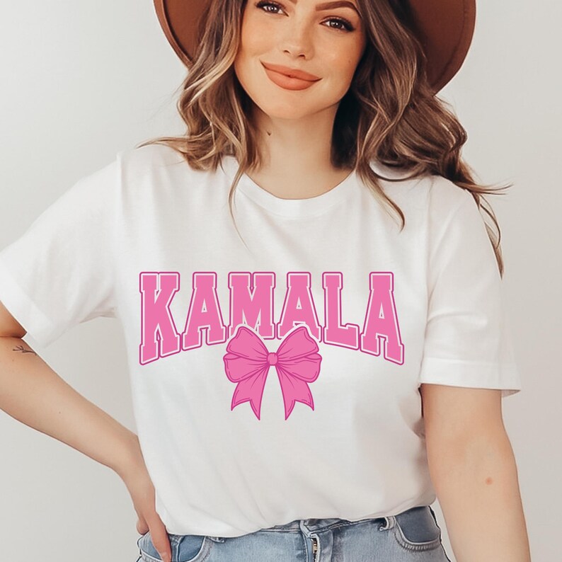 2024 Kamala Coquette Pink Bow SVG PNG, Kamla Svg, Harris Svg, 2024 ...