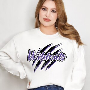 Wildcats SVG, Wildcat Football PNG, High School Team Spirit, Wildcats Football Soccer Svg, Shirt ...
