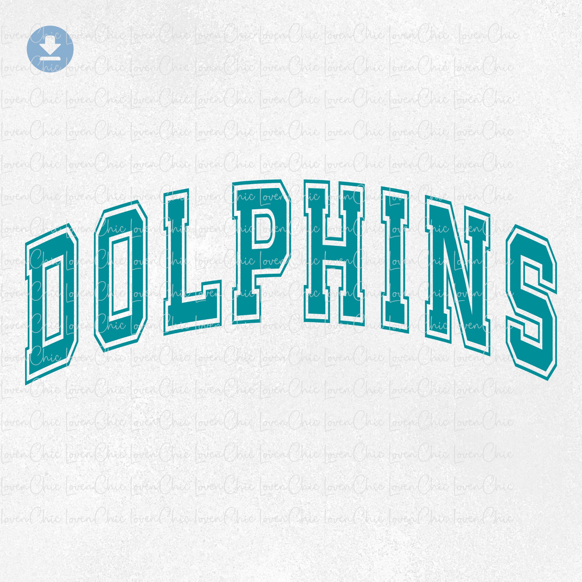 Dolphins Football Team SVG PNG, Varsity Font (digital Download) - Etsy