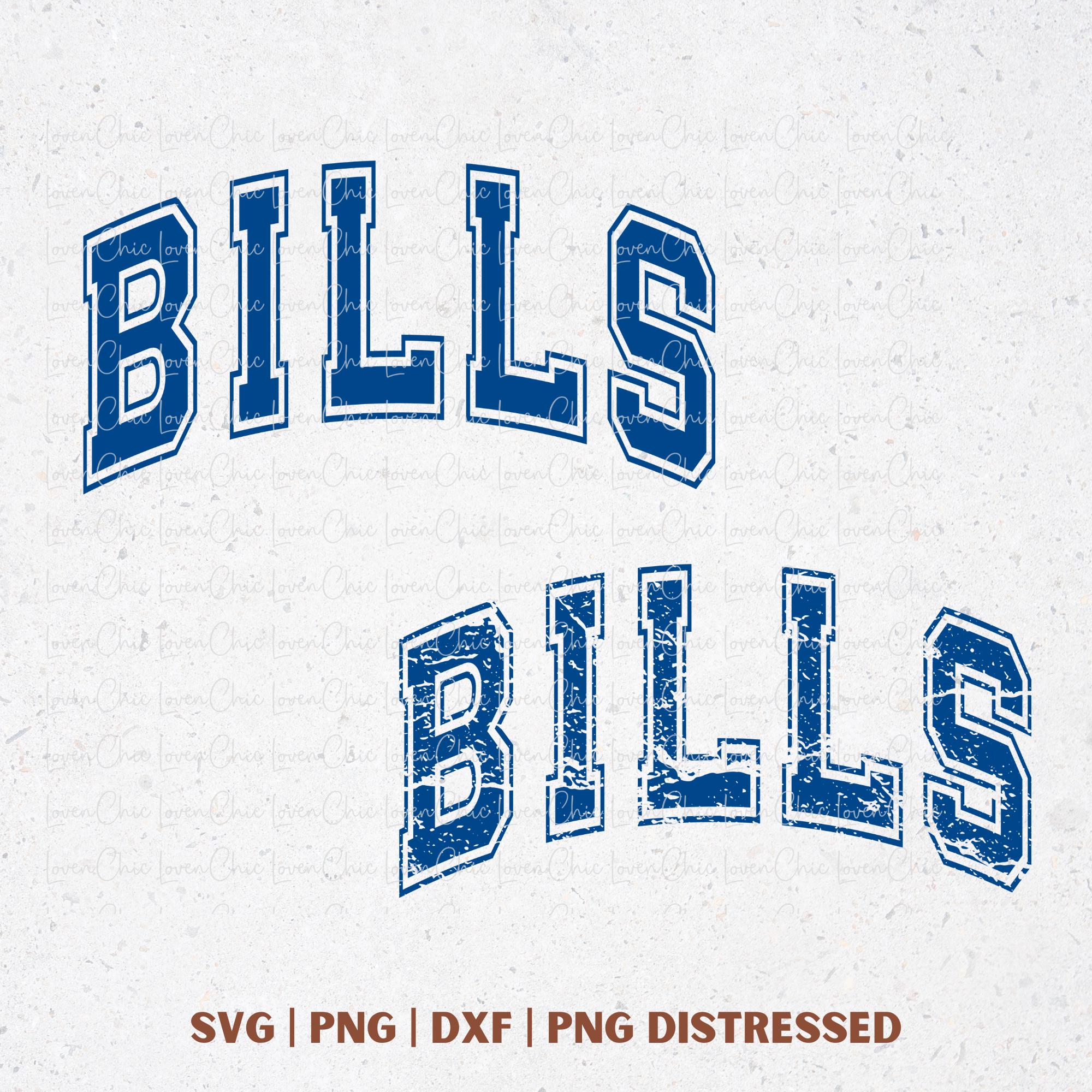 Bills Varsity SVG PNG, Bills Distressed PNG, Football Png, Varsity ...