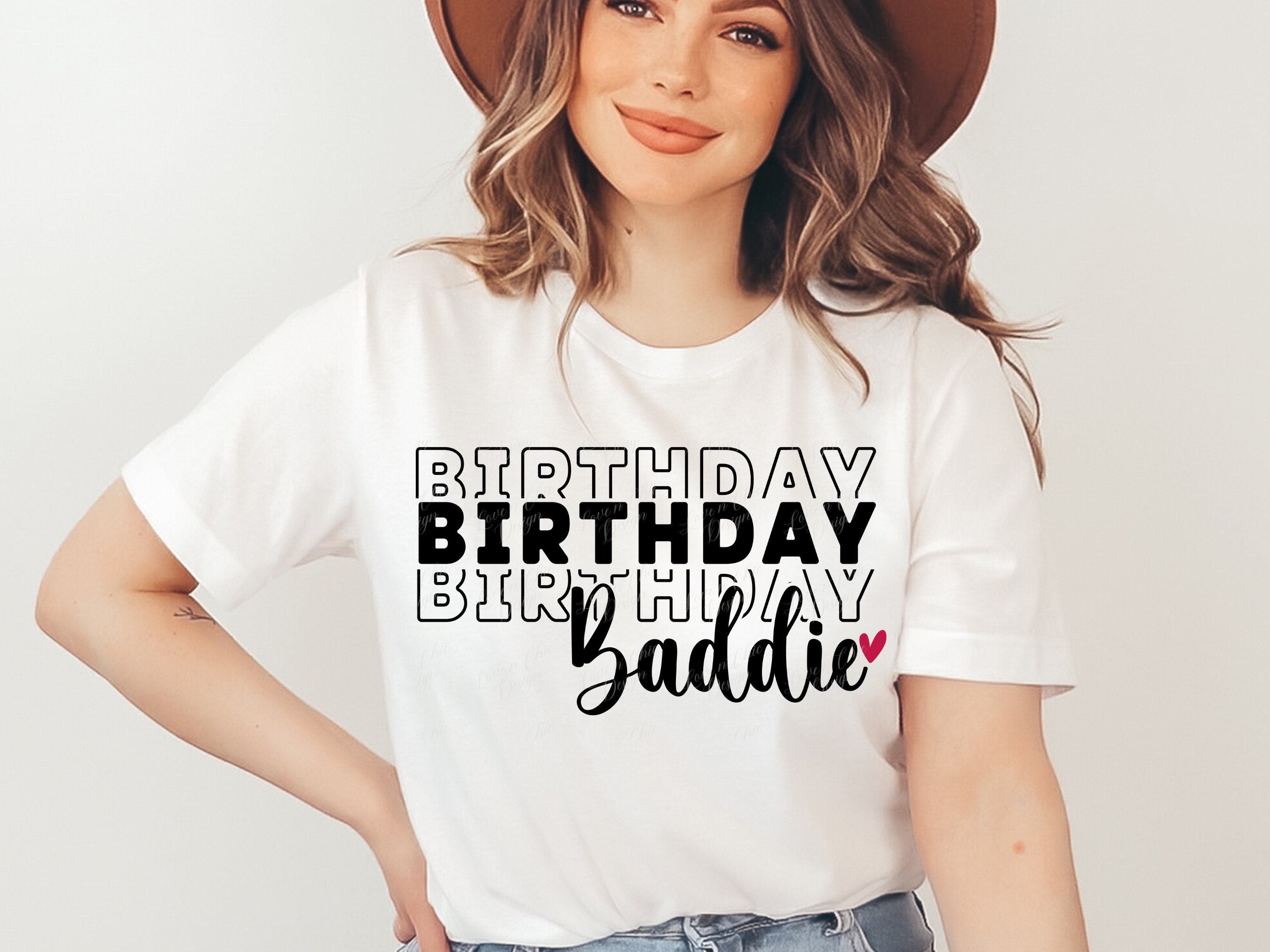 Birthday Baddie SVG PNG, Birthday Princess Shirt, Birthday Sublimation ...