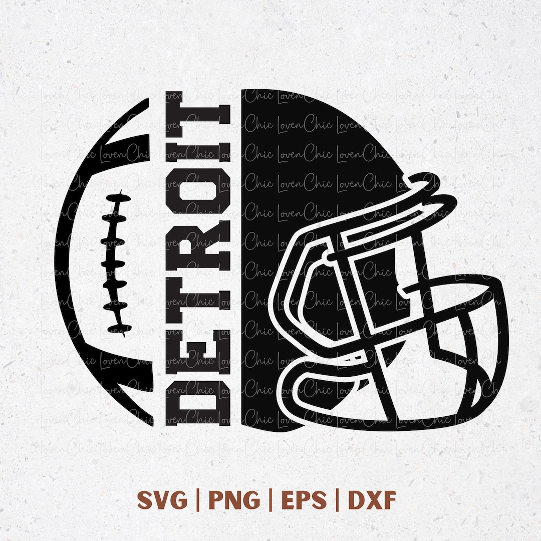 Detroit SVG PNG, Detroit Football Svg, Digital Download, Detroit Shirt ...