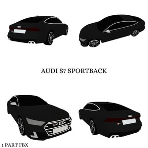 Audi S7 Sportback Stl 3D Model Printer File - Etsy