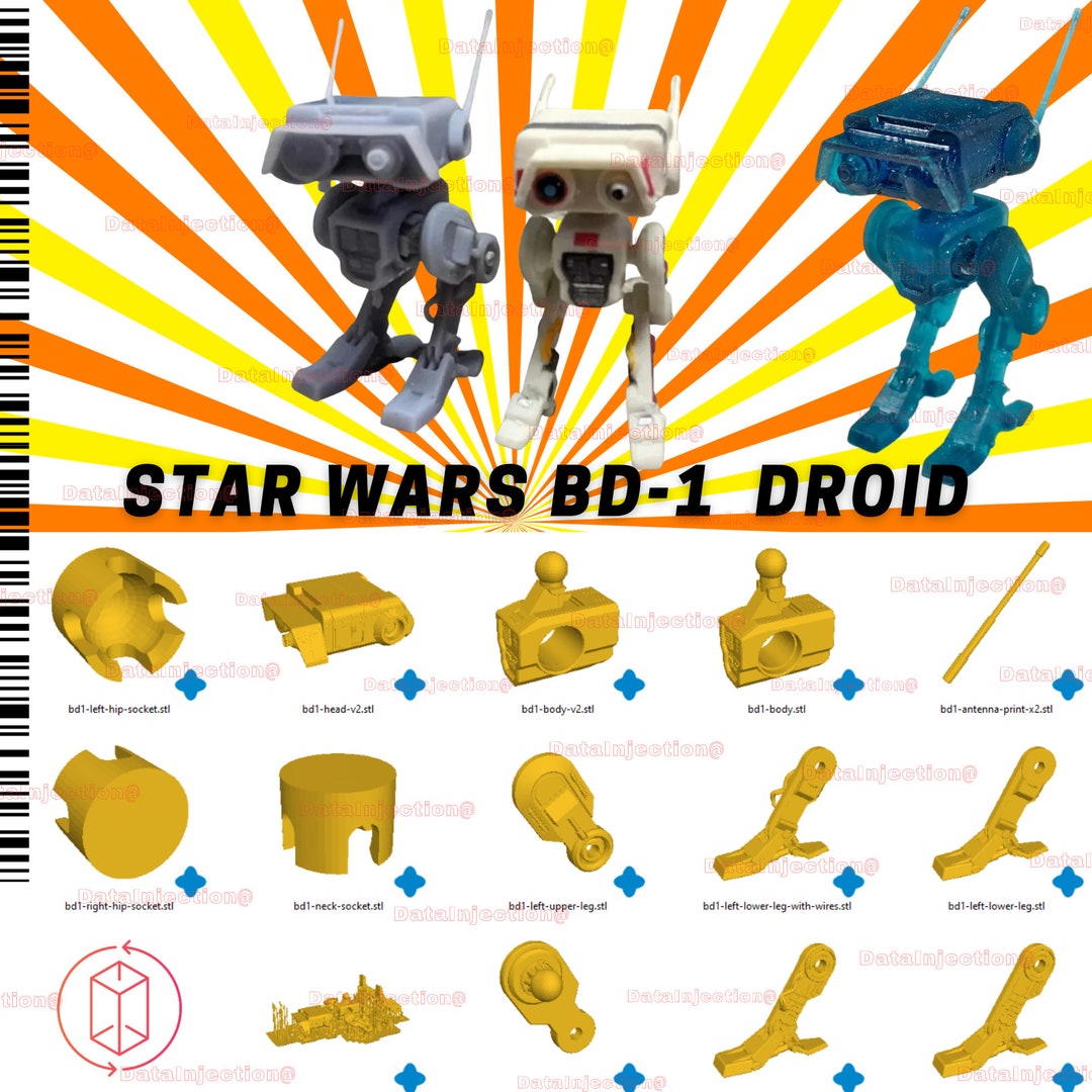 Star Wars BD-1 Model 3D Print Stl File - Etsy