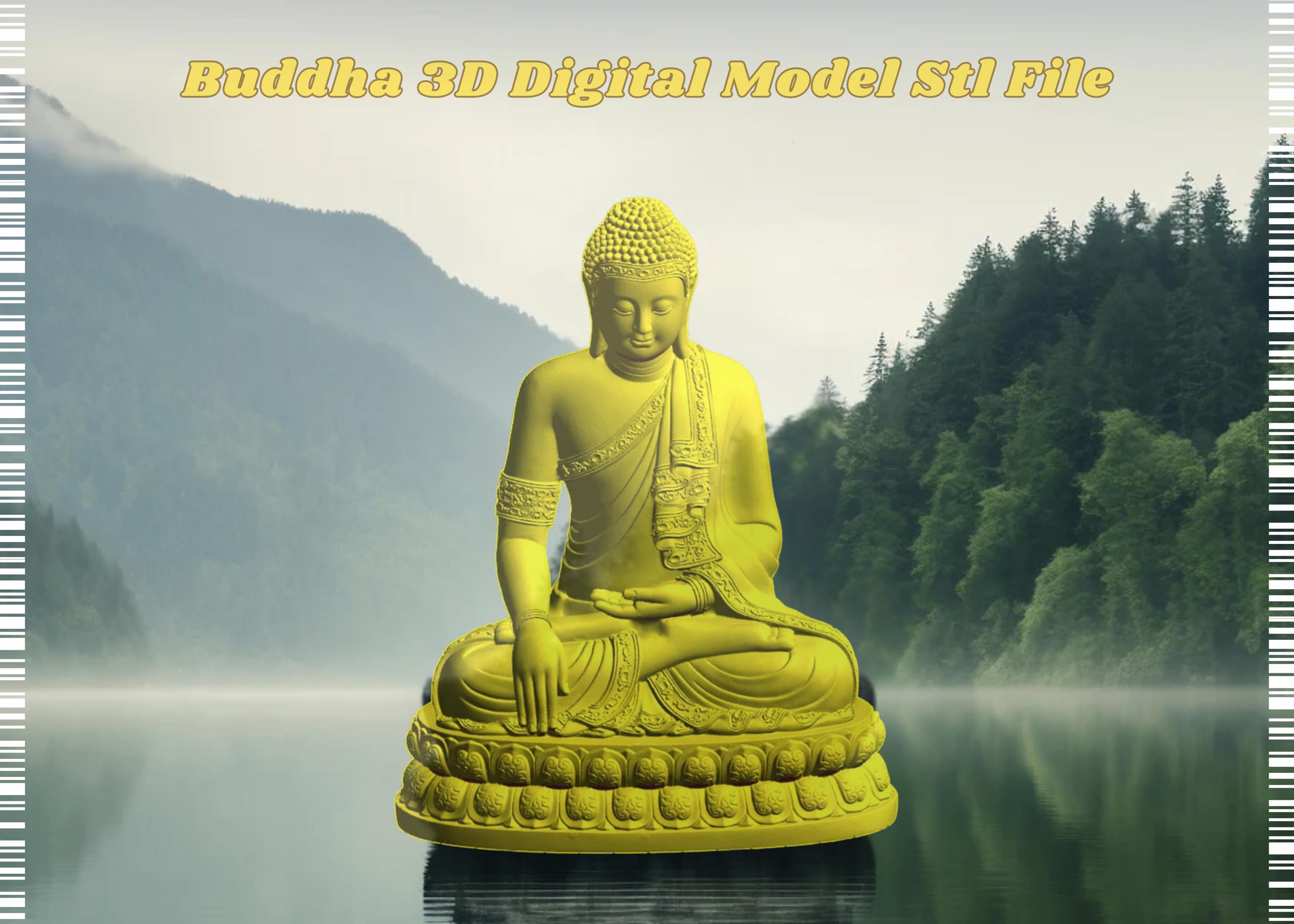 Buddha Statue 3D Model Printer 3D Stl File - Etsy