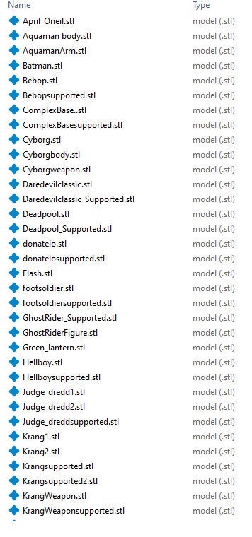 Stl Infinity Pack 28 Figures 3D Model Printer Stl File - Etsy