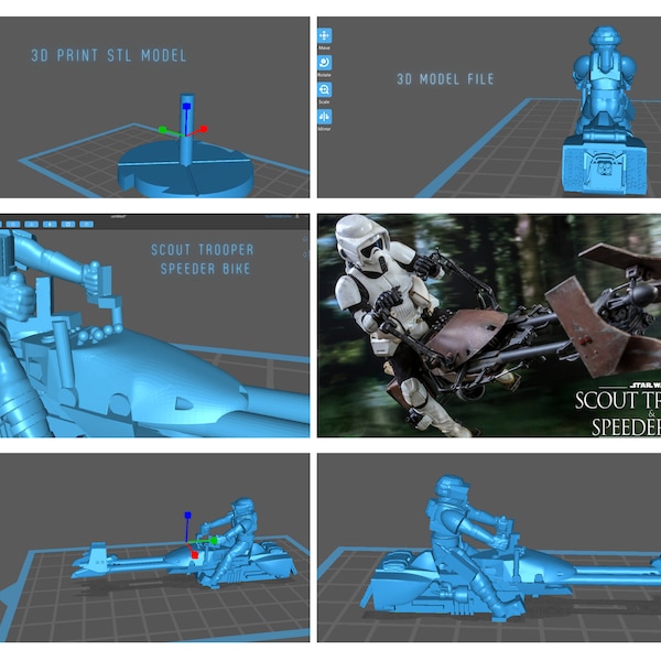 Biker Scout 3d Files - Etsy