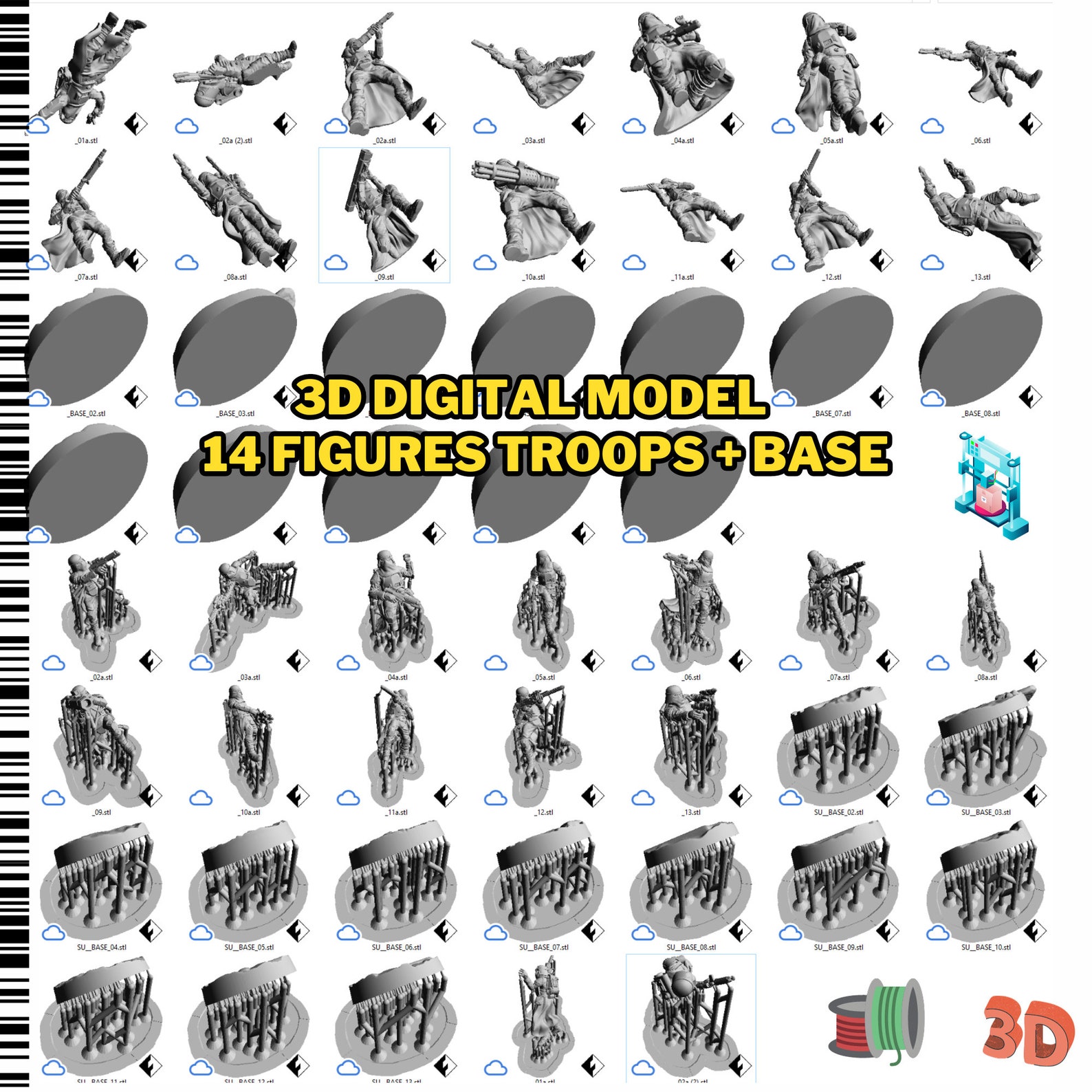 Star Wars Commando Troops Stl Files 3D Model - Etsy