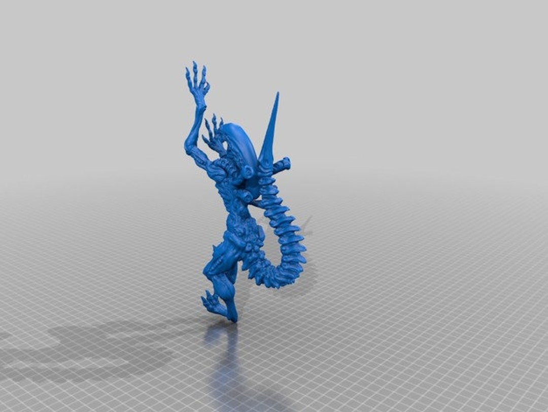 Alien 3D Print Stl File - Etsy