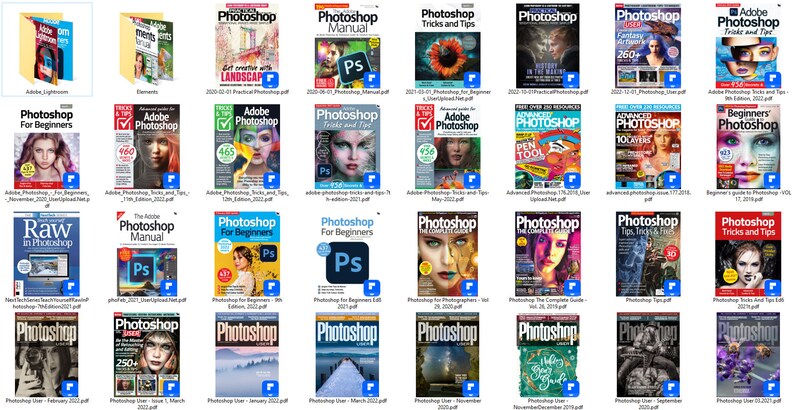 Adobe Photoshop Magazine Back Issues Collection 163 Pdf Files - Etsy
