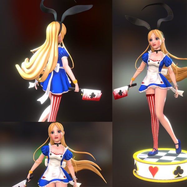 Alice 3d Stl Model - Etsy