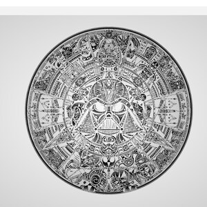 Calendar Stl Star Wars Stl Aztec 3D Model Print File - Etsy