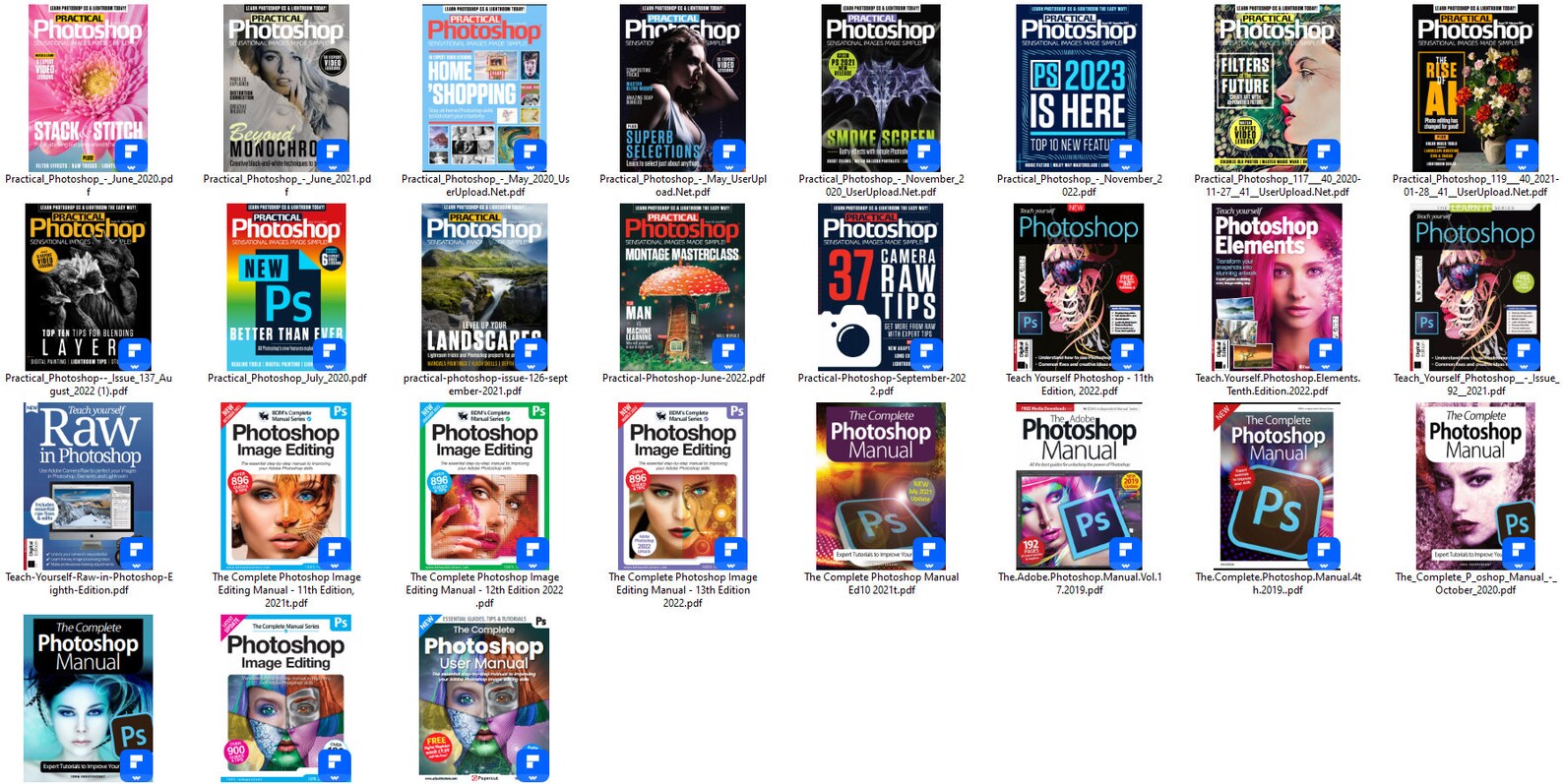 Adobe Photoshop Magazine Back Issues Collection 163 Pdf Files - Etsy