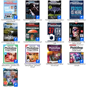 Adobe Photoshop Magazine Back Issues Collection 163 Pdf Files - Etsy