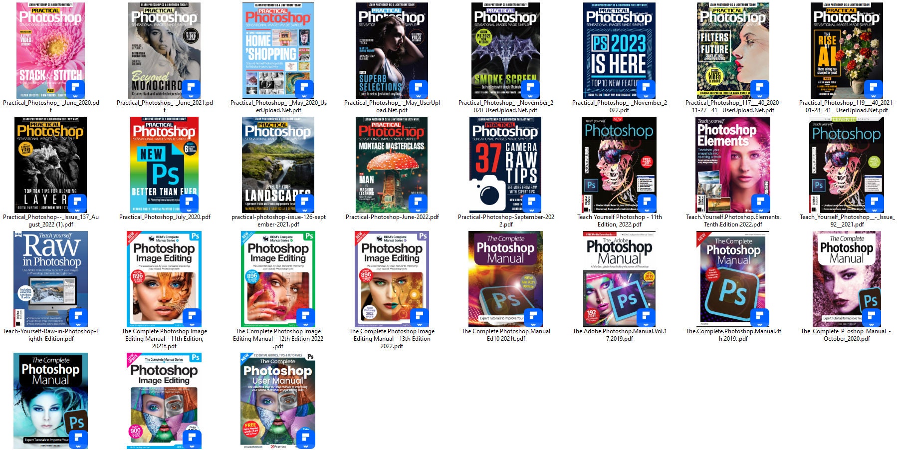 Adobe Photoshop Magazine Back Issues Collection 163 Pdf Files - Etsy