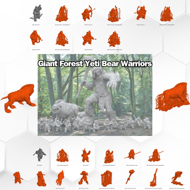 Fantasy Warriors Stl 3d Print Model File - Etsy