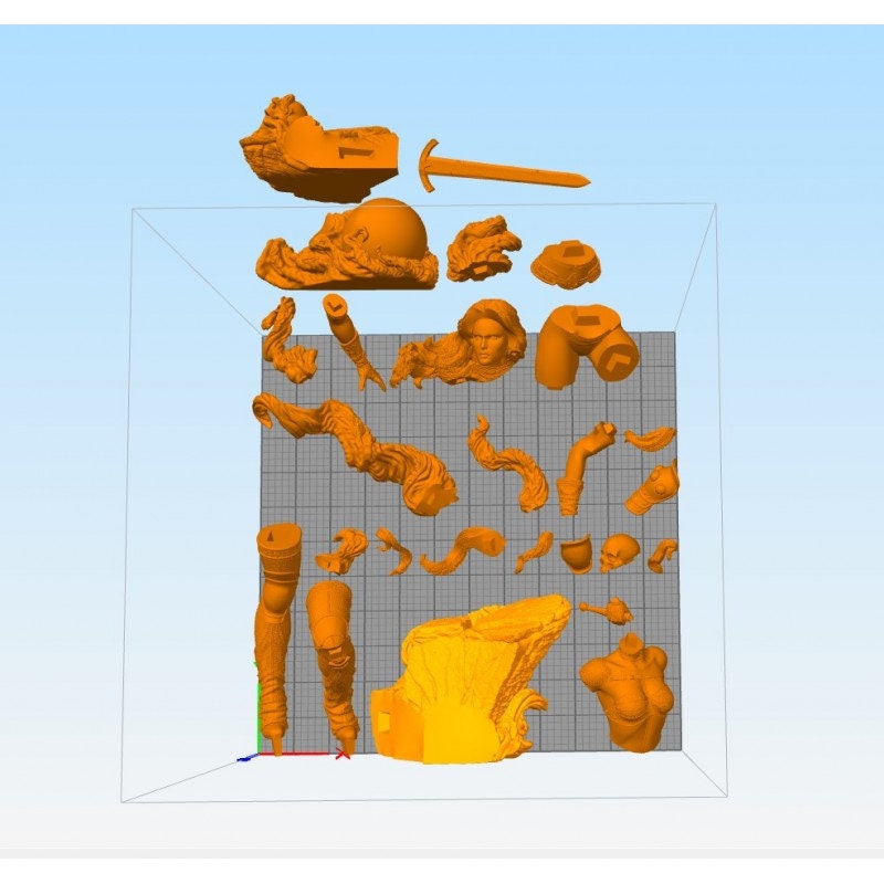 Taarna Heavy Metal Figure 3D Model Print Stl File - Etsy