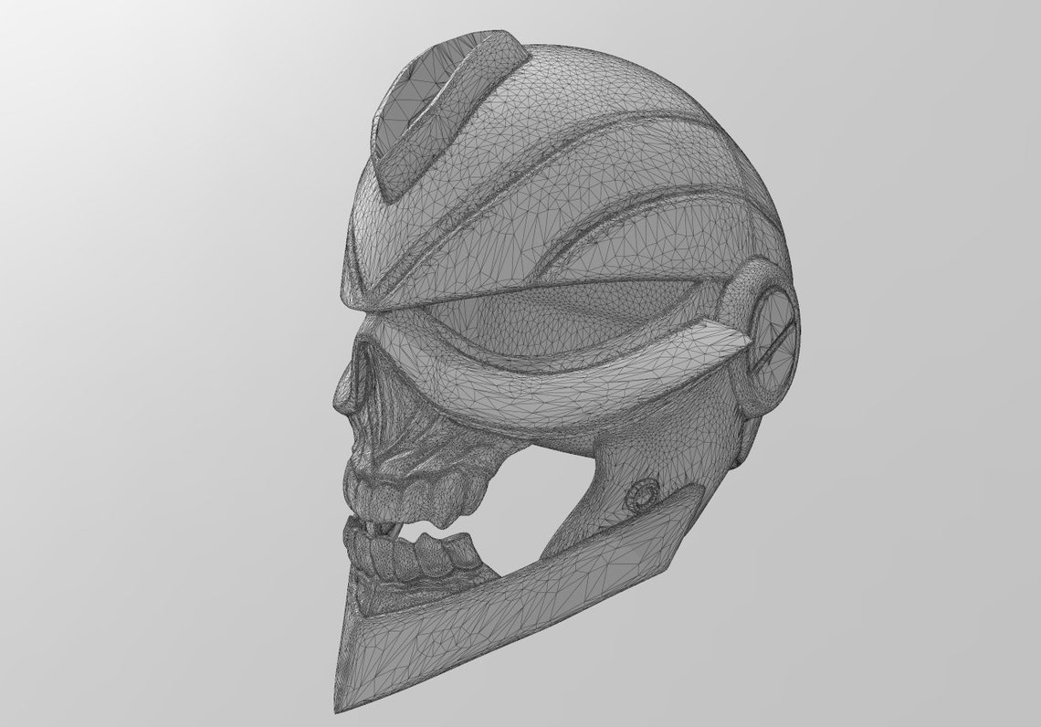 Ghost Rider Helmet 3D Model Stl File - Etsy