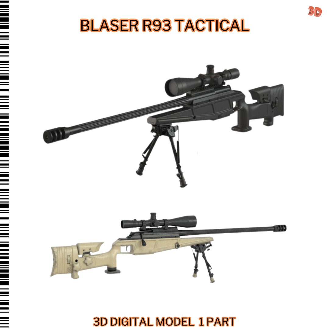 Sniper Rifle R93 LRS2 3D Printer Digital Model Stl File - Etsy