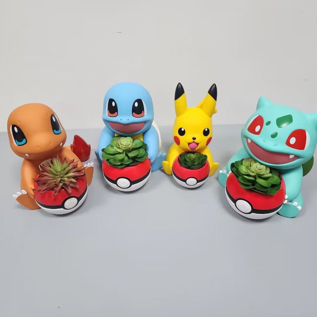 Pokemon Planter Set Pot 3D Model Printer Stl File - Etsy