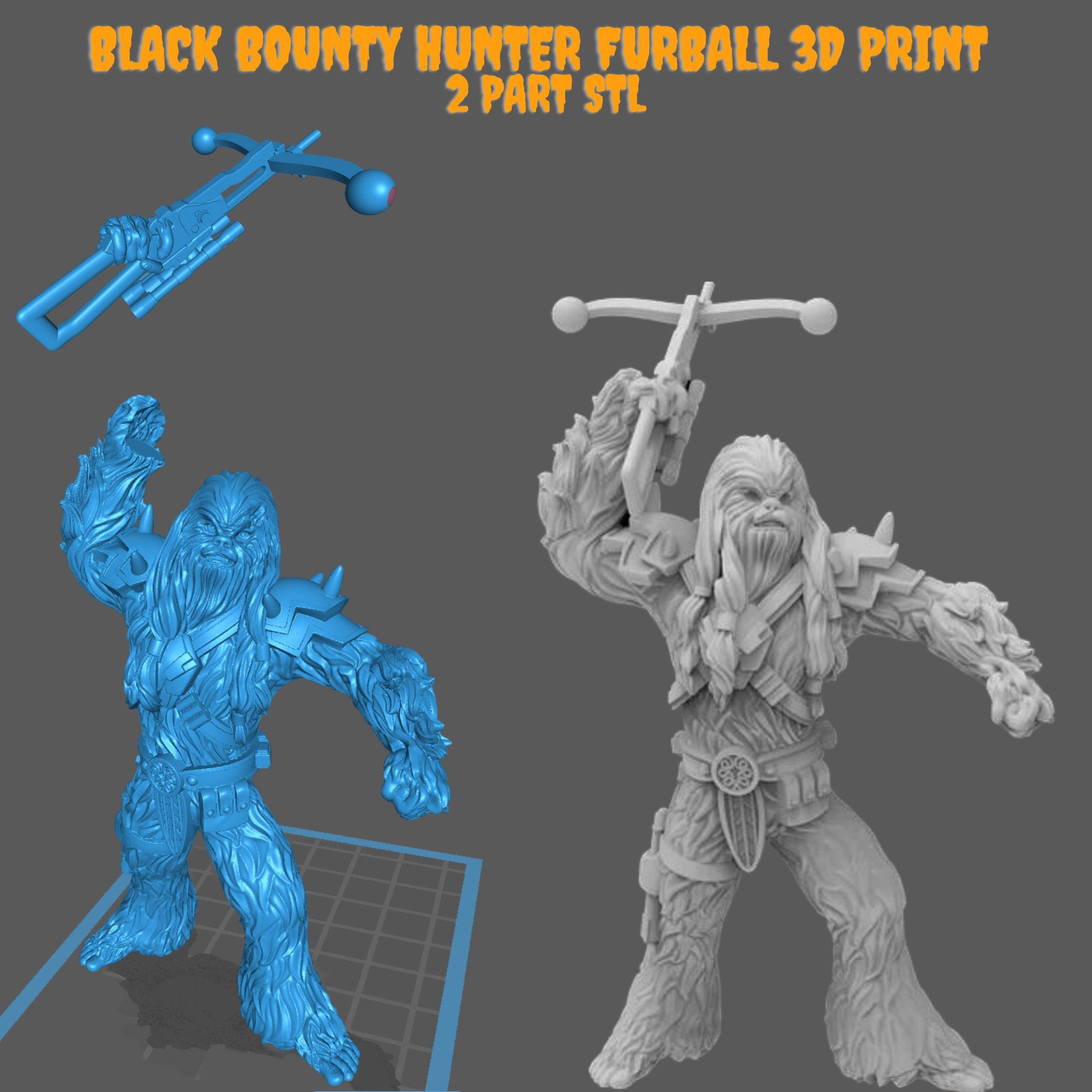 Star Wars Stl Bounty Hunter 3D Print Stl File - Etsy