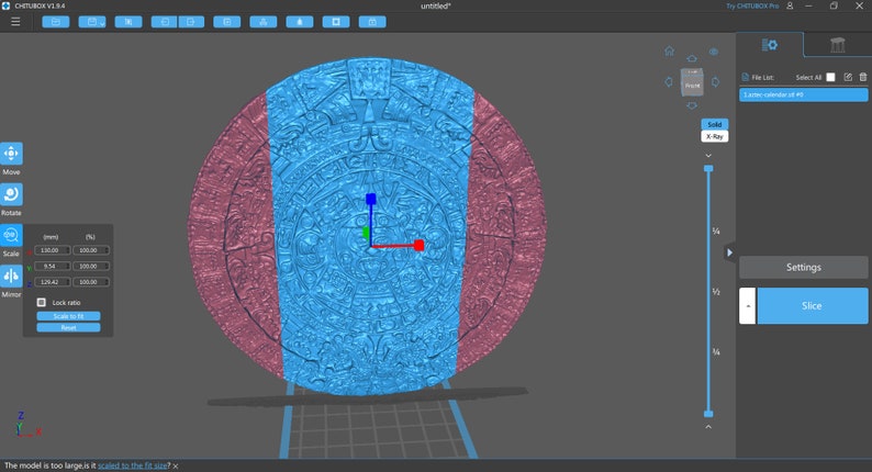 Aztec Calendar 3D Print Model 3D Print Stl File - Etsy