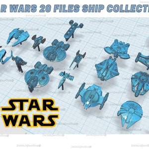 Star Wars Legion Scale Space Ship 3D Model Print File - Etsy