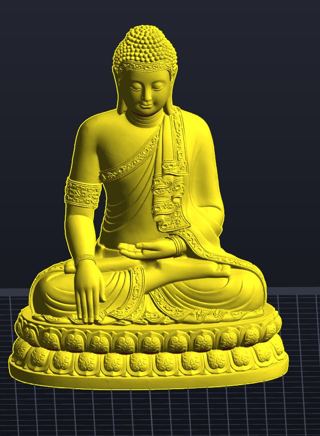 Buddha Statue 3D Model Printer 3D Stl File - Etsy