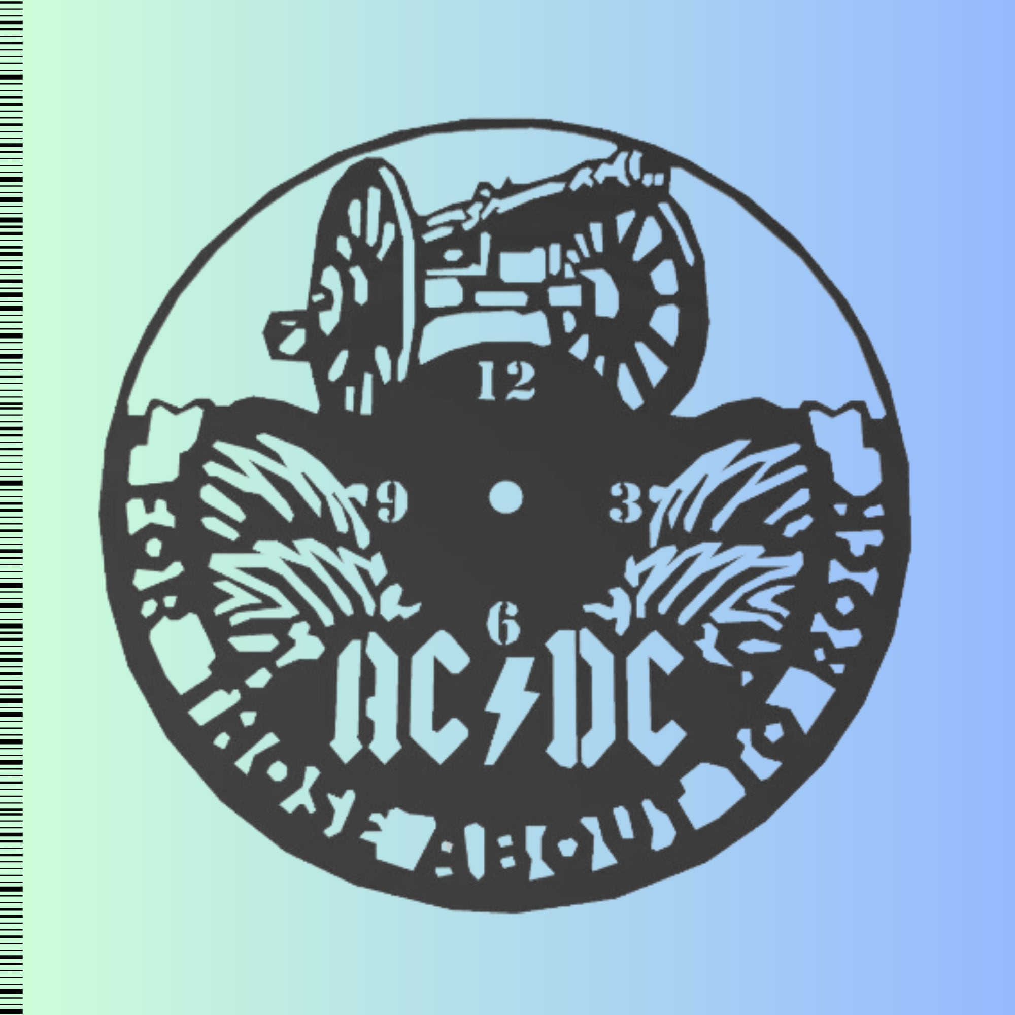 Ac Dc Clock 3D Printer Stl File - Etsy