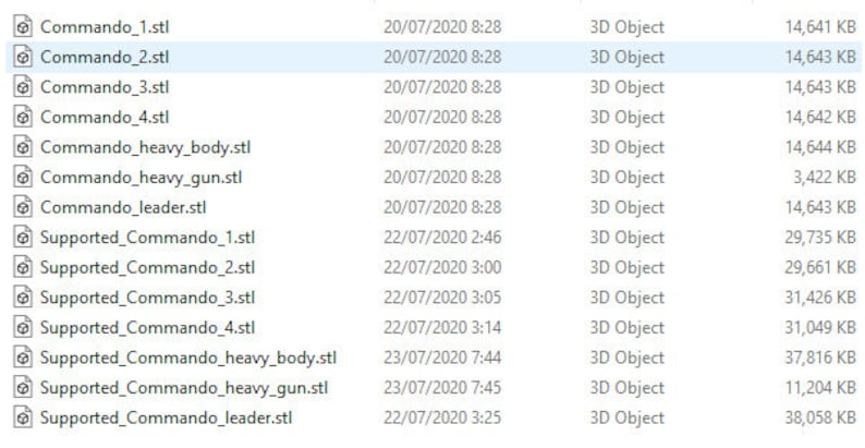 Star Wars Stl File Senate Commando Squad - Etsy