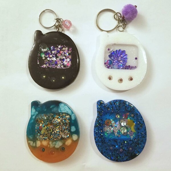 Tamagotchi Resin Shakers - Etsy