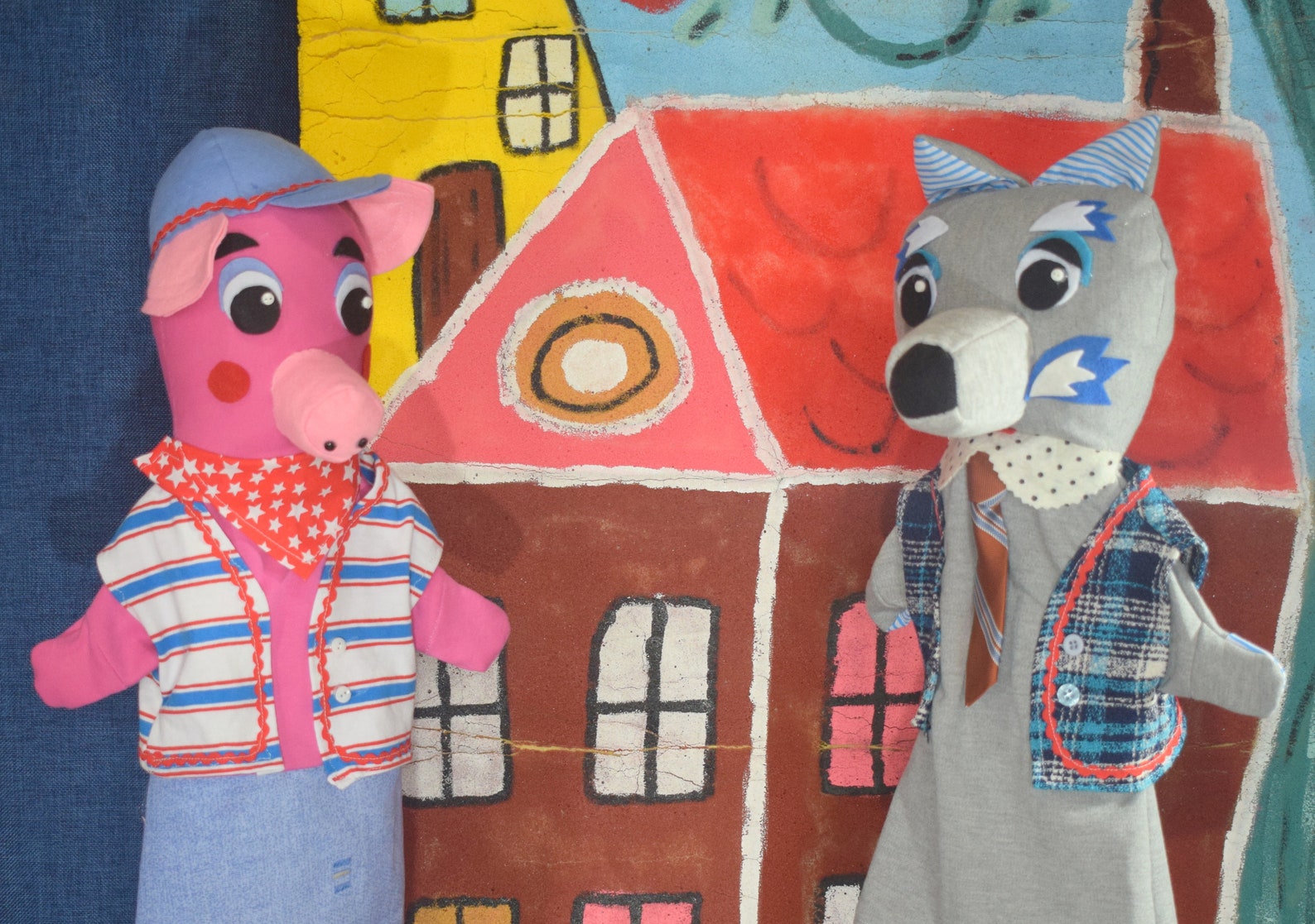 The Gray Wolf, a Puppet for Puppetry, for Storytelling, for Play, a ...