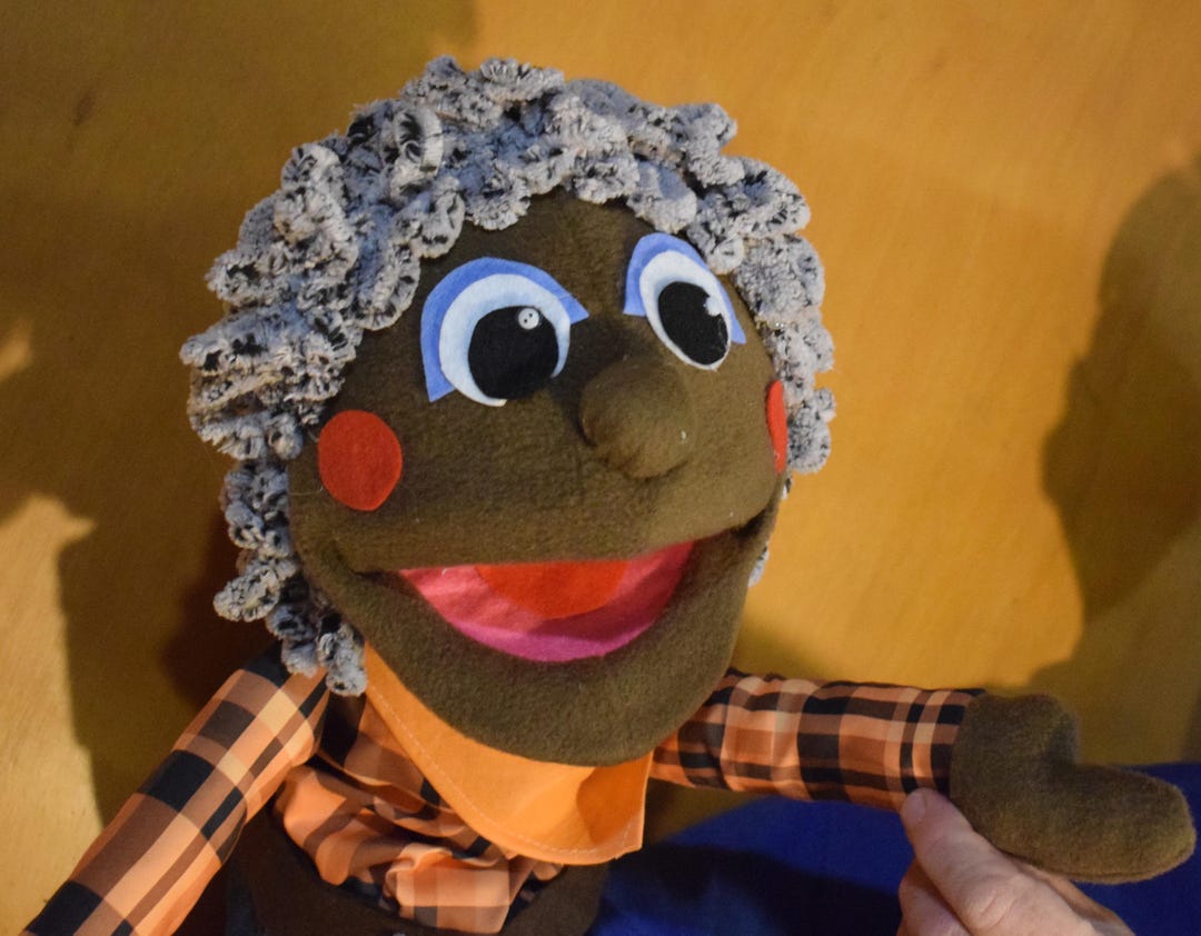 Muppet Style Hand Puppet: Diverse Boy, Half Body, Educational Toy ...