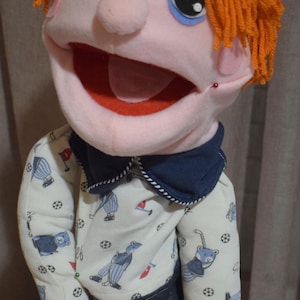 Handmade Muppet Boy Educational Puppet Ideal for Kids and Teachers 50cm ...