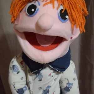 Handmade Muppet Boy Educational Puppet Ideal for Kids and Teachers 50cm ...