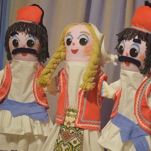 Puppet Show Hand Puppet With Authentic Traditional Greek Costume for ...