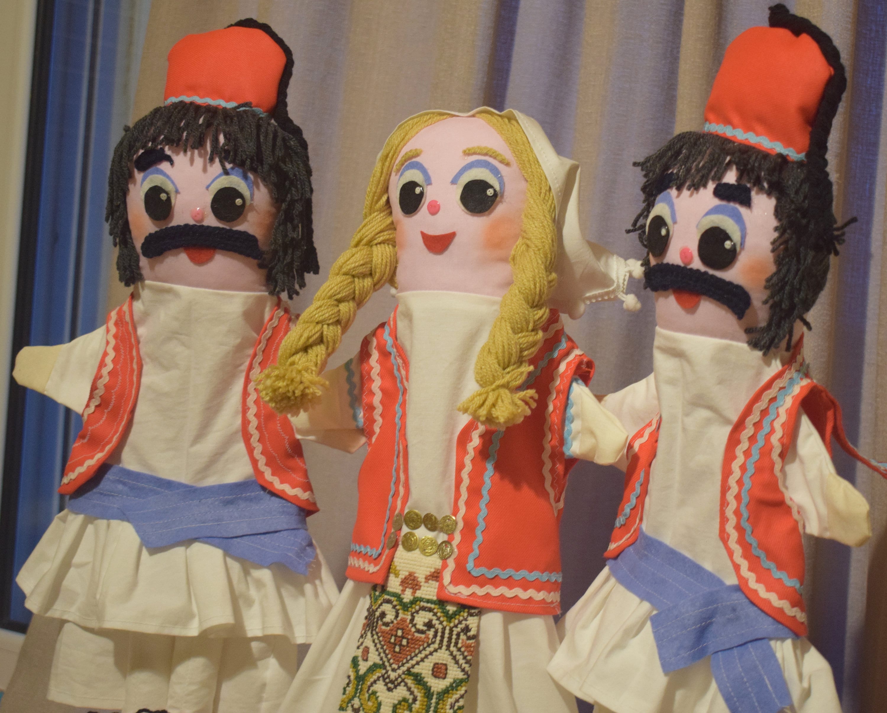 Puppet Show Hand Puppet With Authentic Traditional Greek Costume for ...