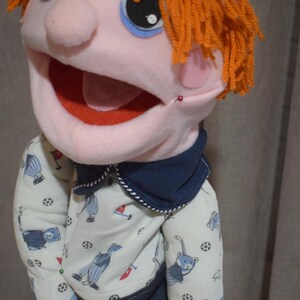 Handmade Muppet Boy Educational Puppet Ideal for Kids and Teachers 50cm ...