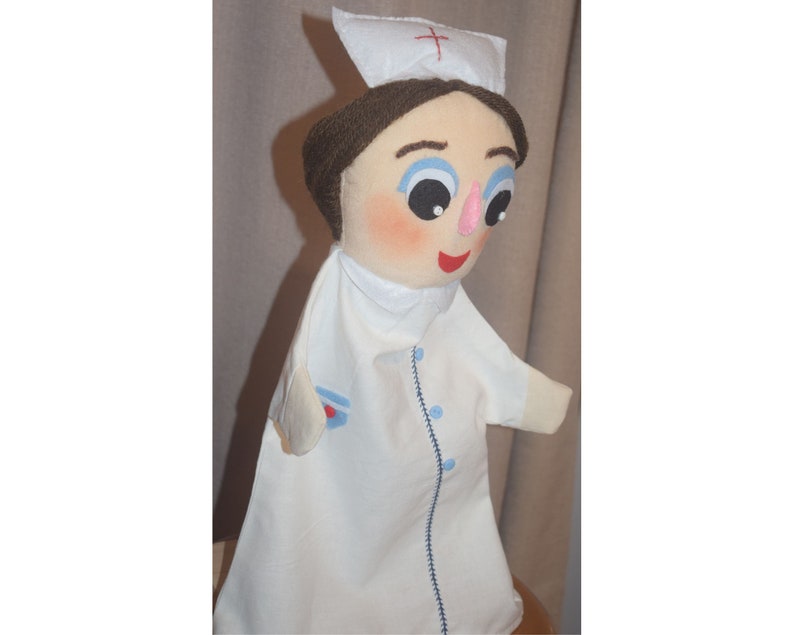 Little Nurse,hand Made Puppet for Role Play for Lessons,pretended Play ...