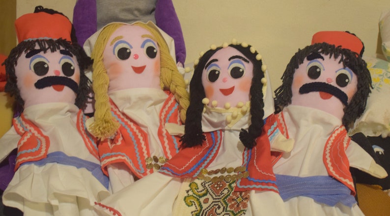 Puppet Show Hand Puppet With Authentic Traditional Greek Costume for ...