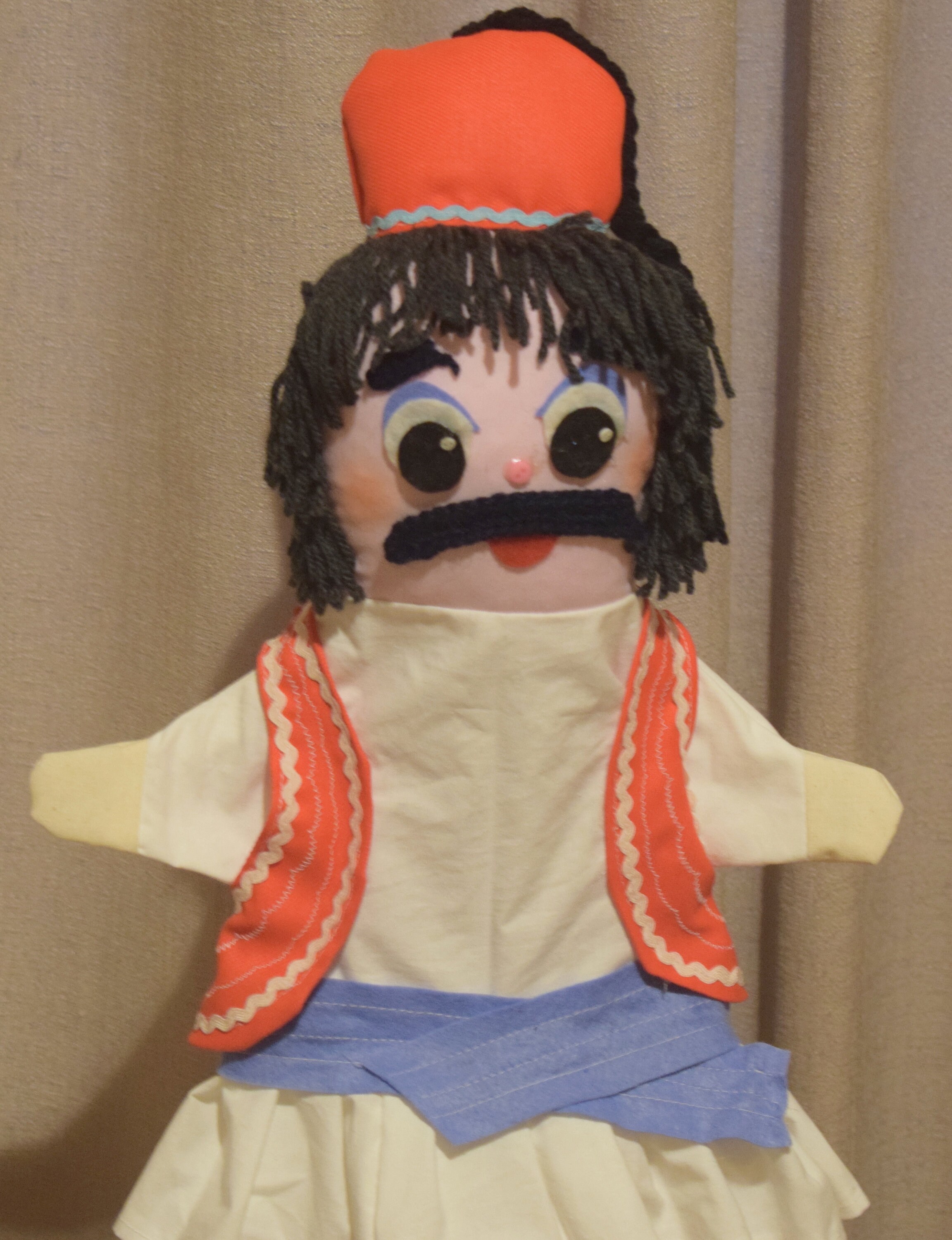 Puppet Show Hand Puppet With Authentic Traditional Greek Costume for ...