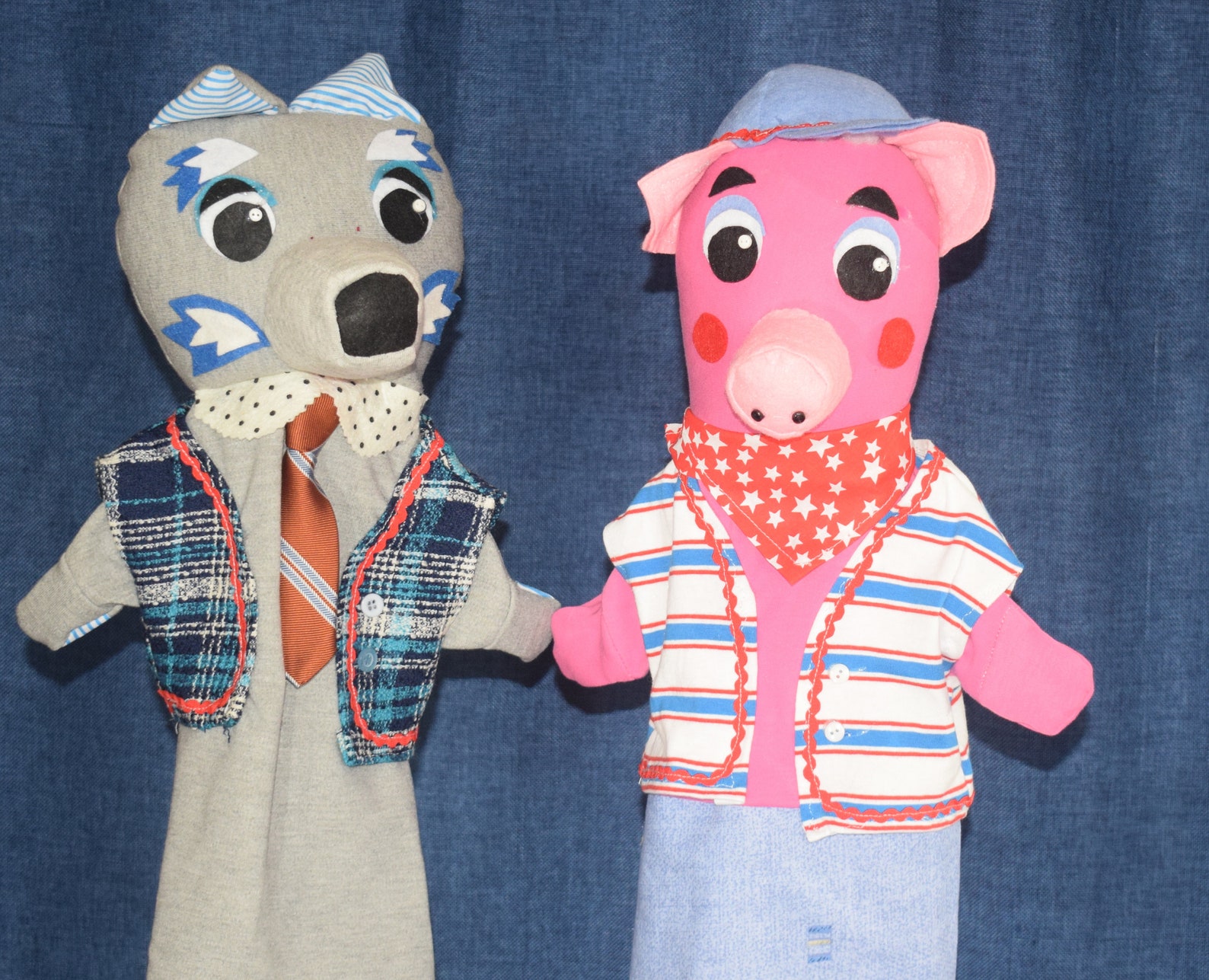 The Gray Wolf, a Puppet for Puppetry, for Storytelling, for Play, a ...