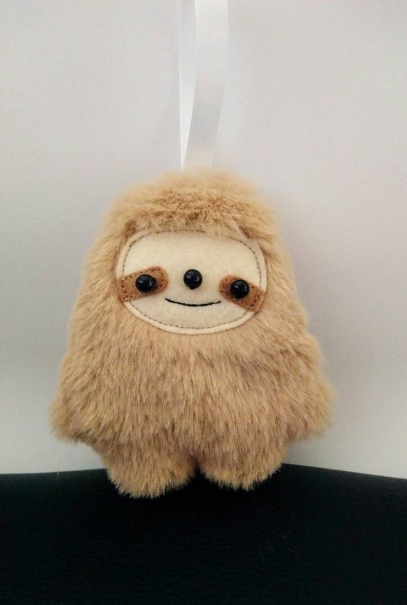Sloth Plushie Hanging Decoration Mini Sloth Christmas Tree | Etsy