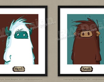 Yeti Posters - Etsy