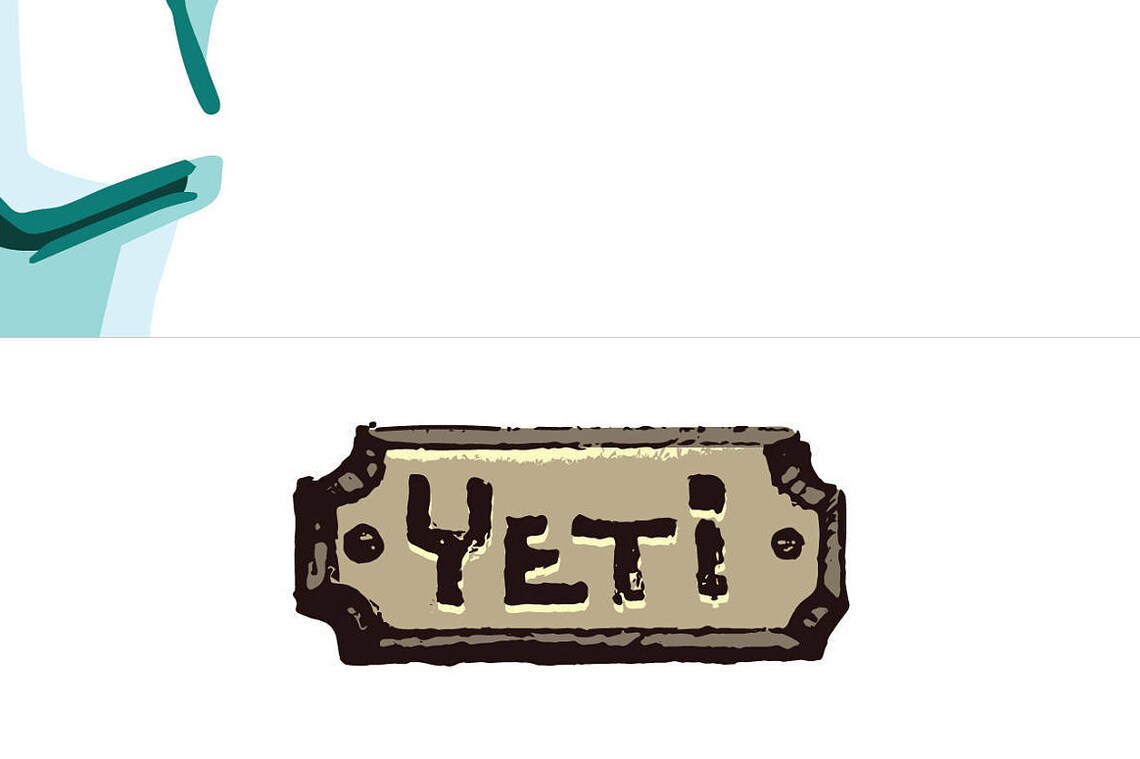 Yeti Portrait, Printable - Etsy