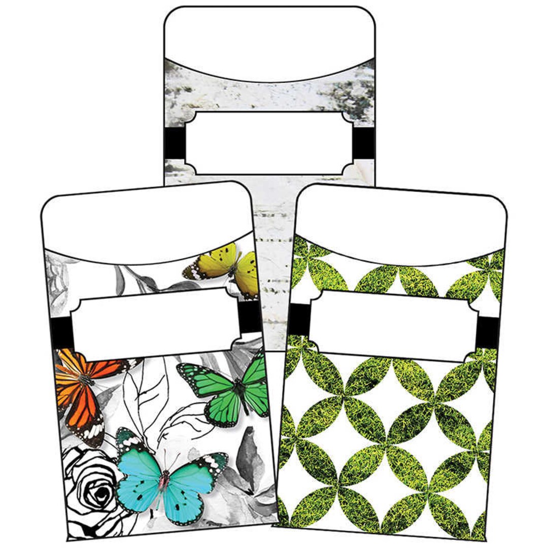 Schoolgirl Style Woodland Whimsy Library Pockets Pack of 36 - Etsy